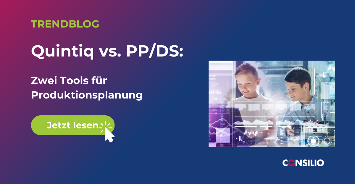 Quintiq vs. PP/DS: Two Tools for Production Planning