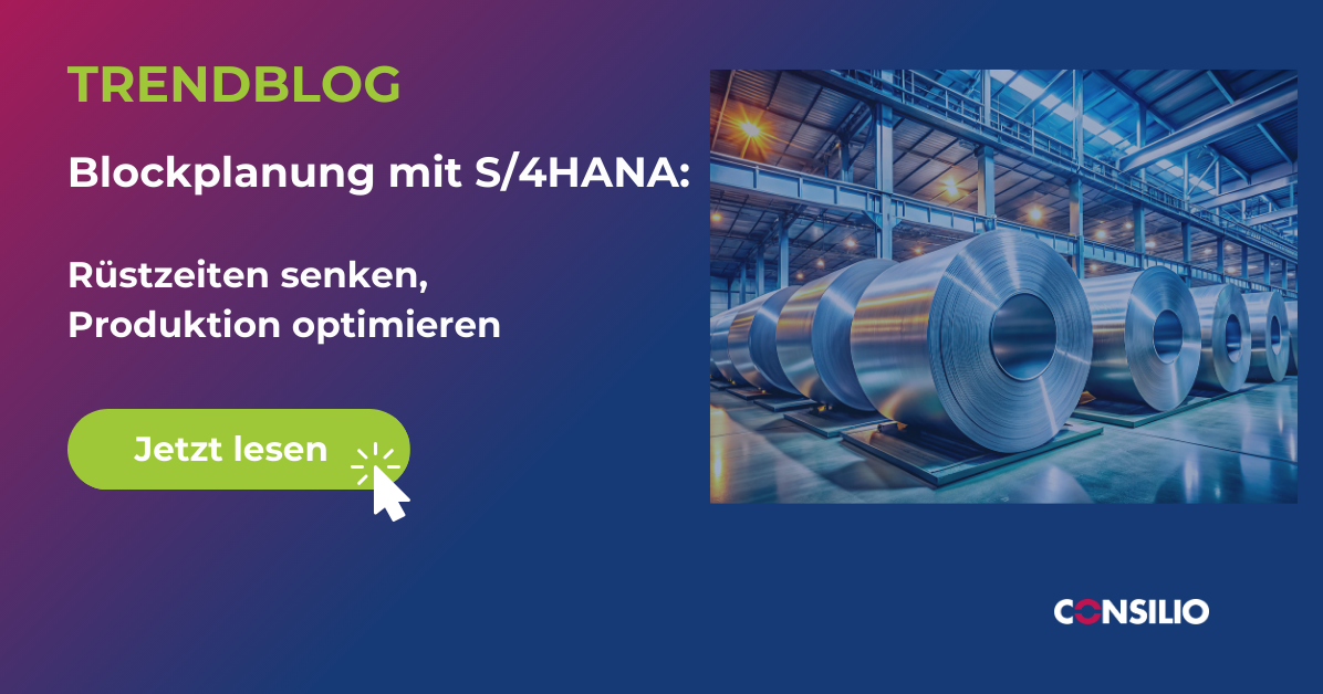 Block planning with S/4HANA