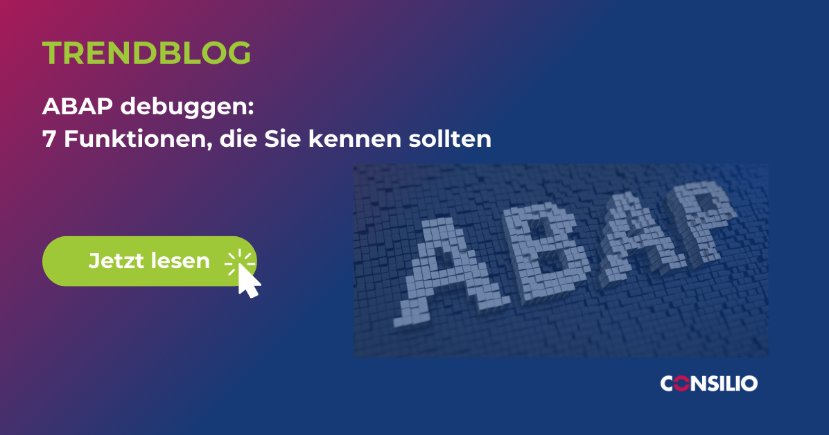 ABAP debugging: seven functions you should know